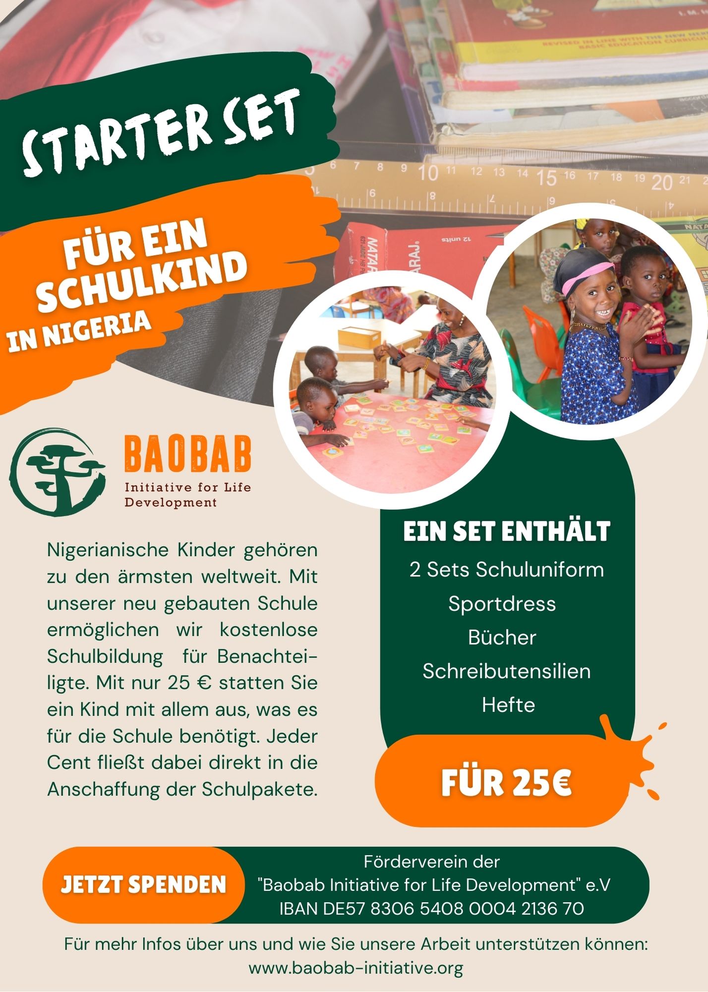 Schul-Starter-Sets – Baobab-Initiative